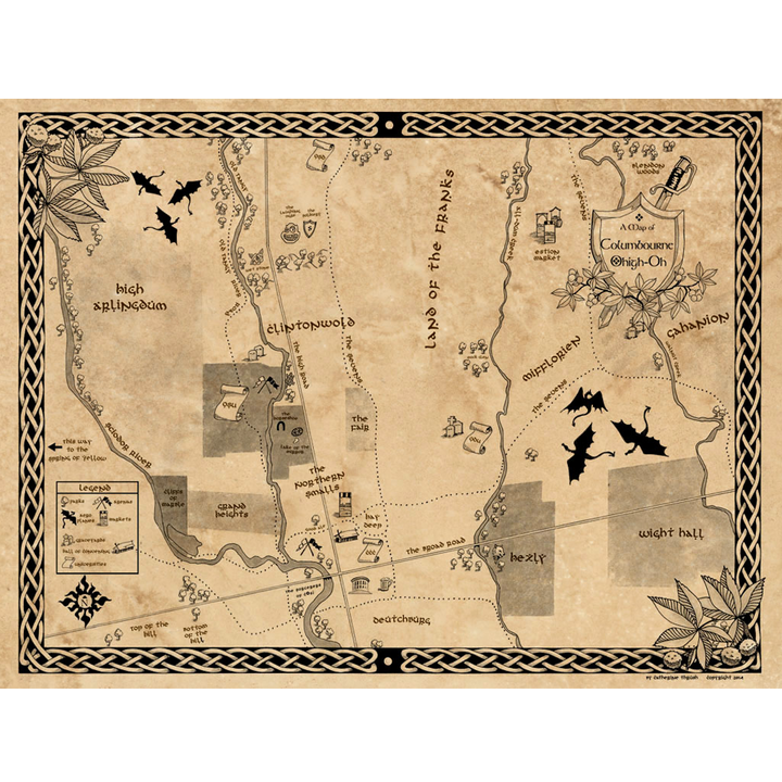 Art and Fantasy Maps of Real Places – Urban Realms